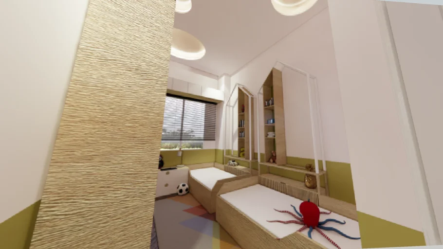 Kids Bedroom for Two Child Bedroom | 3D Warehouse