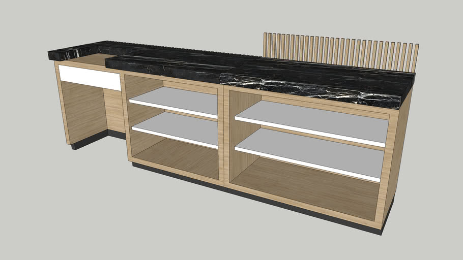 Hoco Cafe Counter | 3D Warehouse