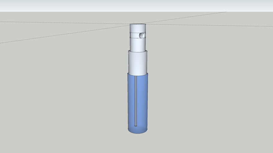 Bottle with spray | 3D Warehouse