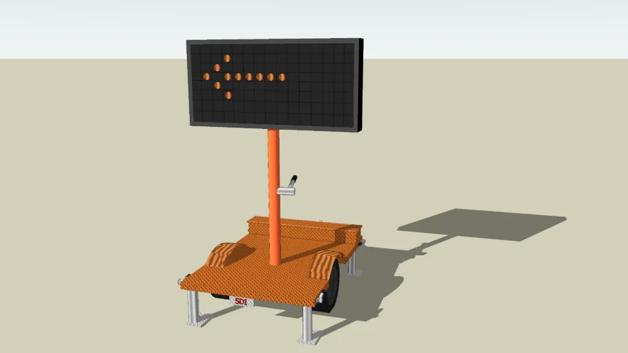 Portable Message Board | 3D Warehouse