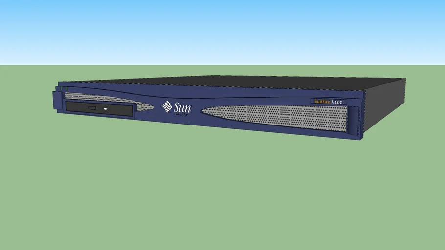 Sun Microsystems SunFire V100 blade server computers | 3D Warehouse