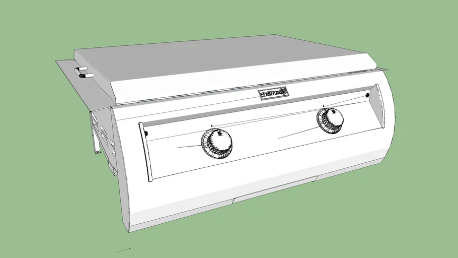 Fire Magic Echelon E660i Gourmet Built-In Griddle | 3D Warehouse