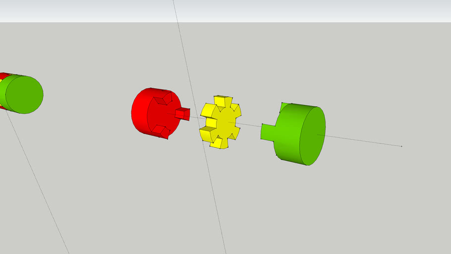 motor coupling | 3D Warehouse