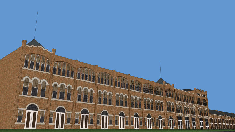 The Pullman Palace Car Works: Erecting, Glass, and Metal Shops | 3D ...