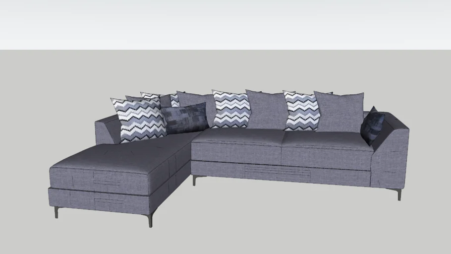 SALA-MOD-CAPRI-IZQ-GRIS-DIMEX-1082900086 | 3D Warehouse