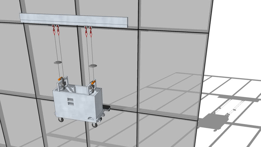 BMU facade cradle 600x1000 | 3D Warehouse