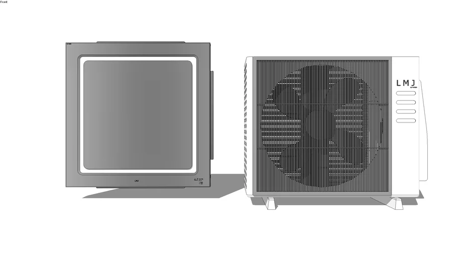 LMJ frame wall air conditioner | 3D Warehouse