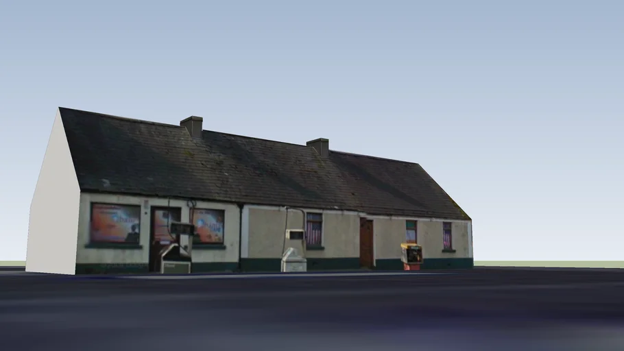 Cottages, Main Street, Moneygall, Ireland | 3D Warehouse