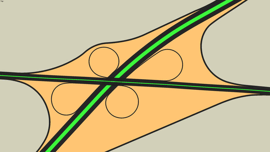 Dubai Interchange 2 - Cloverleaf | 3D Warehouse