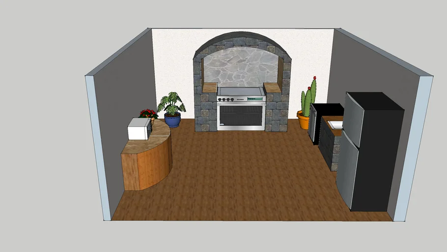 my FIRST EVER kitchen | 3D Warehouse
