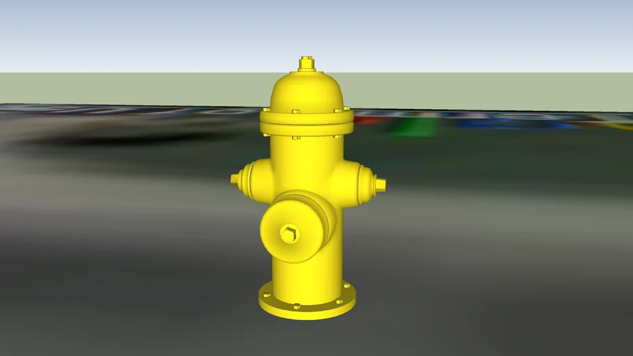 Hydrant at Chapman Pl and Canon Green | 3D Warehouse