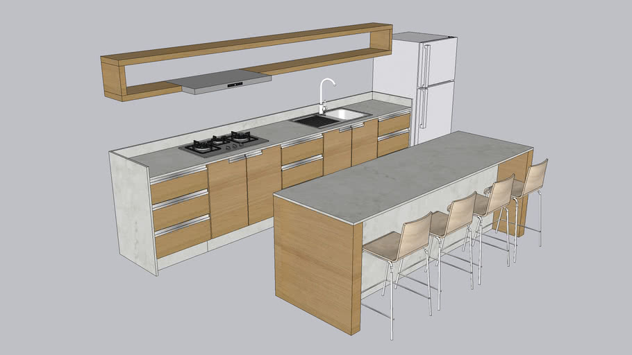 kitchen set 3 | 3D Warehouse