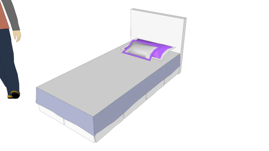 Single bed | 3D Warehouse