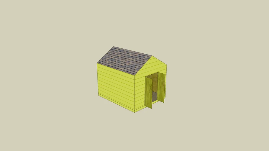 Simple shed | 3D Warehouse