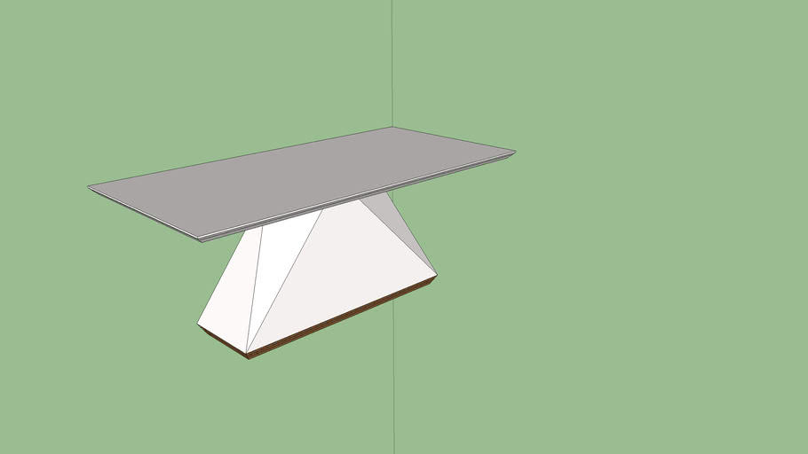 MESA DE JANTAR PRISMA RETANGULAR | 3D Warehouse