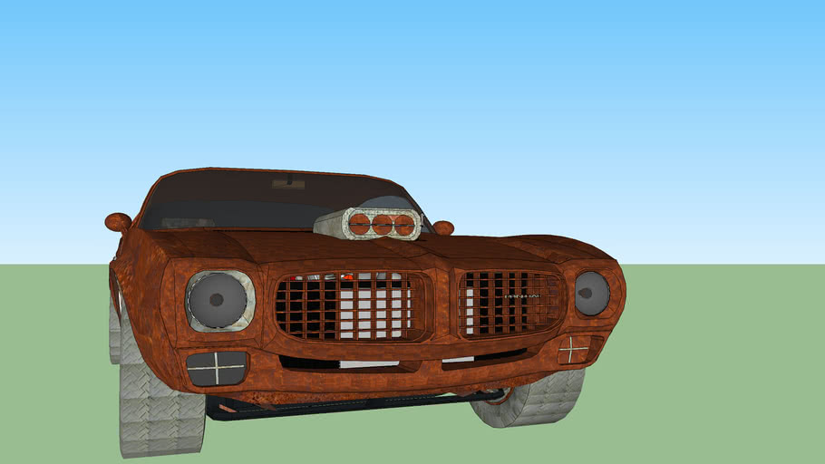 Old rusty firebird | 3D Warehouse