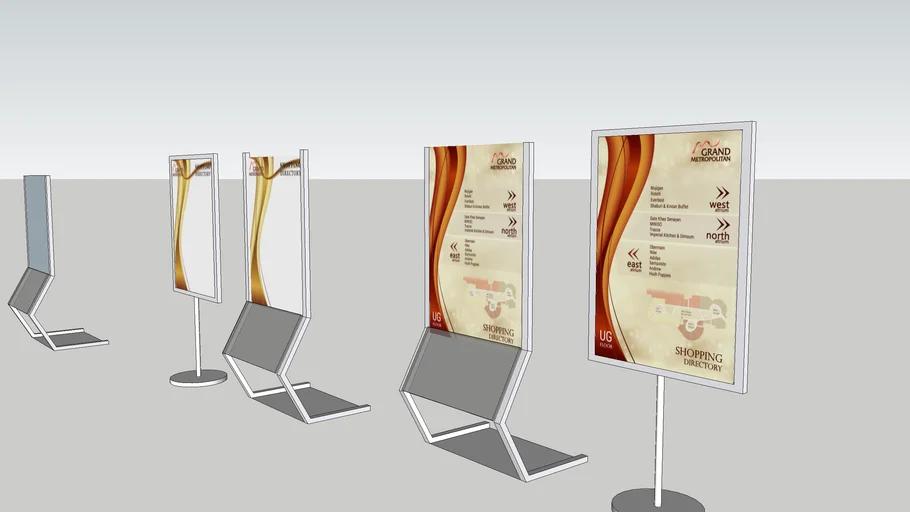Mall Directory Stand