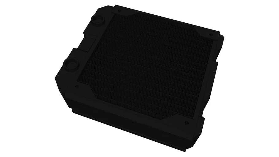 Hardware Labs Black Ice Nemesis 140 GTX Radiator | 3D Warehouse