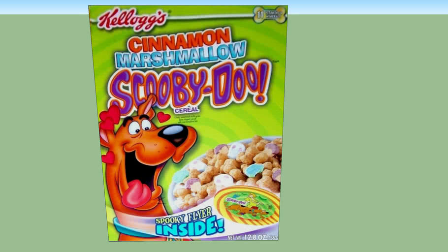 Kellogg's Cinnamon Marhsmallows Scooby doo Cereal | 3D Warehouse