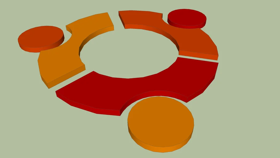 Logo Ubuntu en 3D | 3D Warehouse