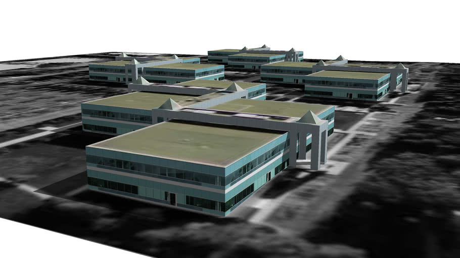 Model of Google Headquarters Buildings 45, 47 | 3D Warehouse