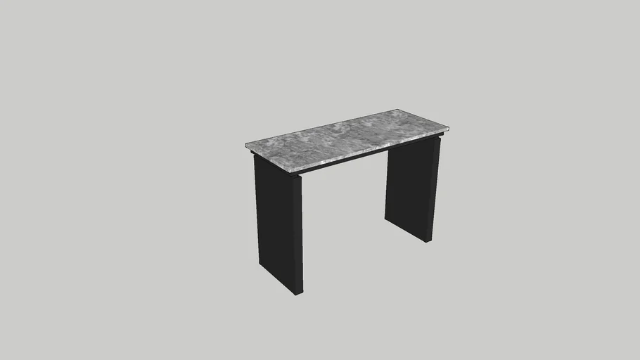Meja Printer Direktur - Marble Top Director Side Desk - d80 45x110 | 3D ...