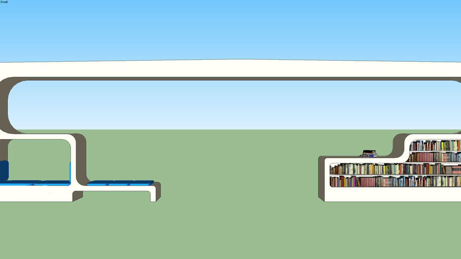 Library and books | 3D Warehouse