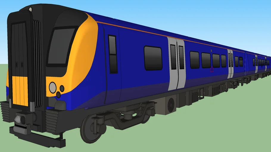 Class 450 Desiro C2C 4-Car | 3D Warehouse