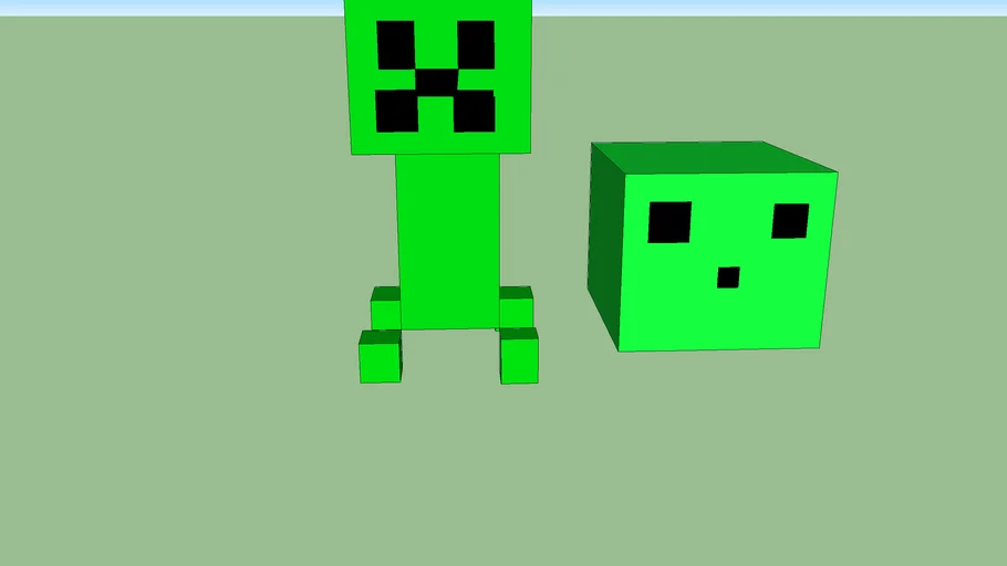 Creeper and Slime | 3D Warehouse