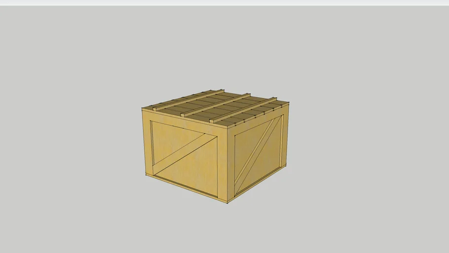 Wooden Crate | 3D Warehouse