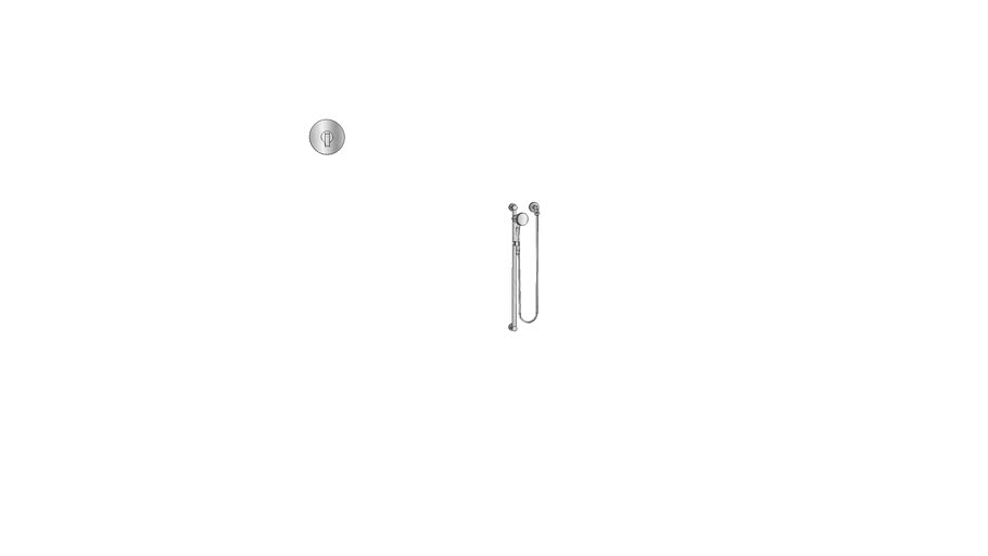 P5040 - Shower, Single, Hand-Held | 3D Warehouse