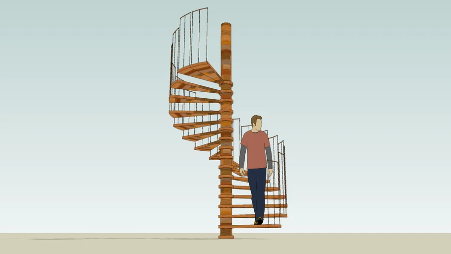 scala a chiocciola | 3D Warehouse