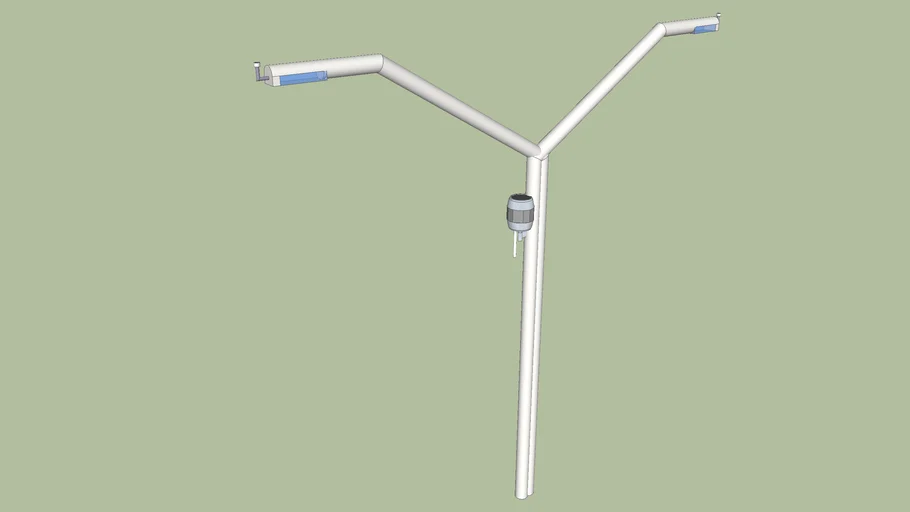 duble street light | 3D Warehouse