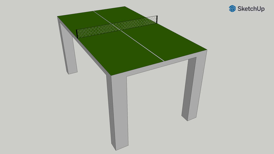 ping pong table | 3D Warehouse