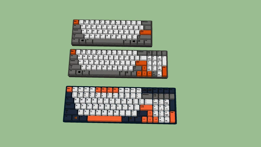 Custom keyboardV2 | 3D Warehouse