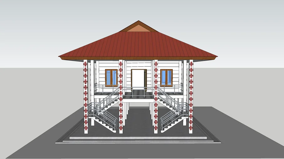 Rumah Adat Beton | 3D Warehouse