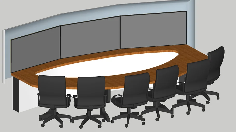 Cisco TelePresence System 3000 | 3D Warehouse