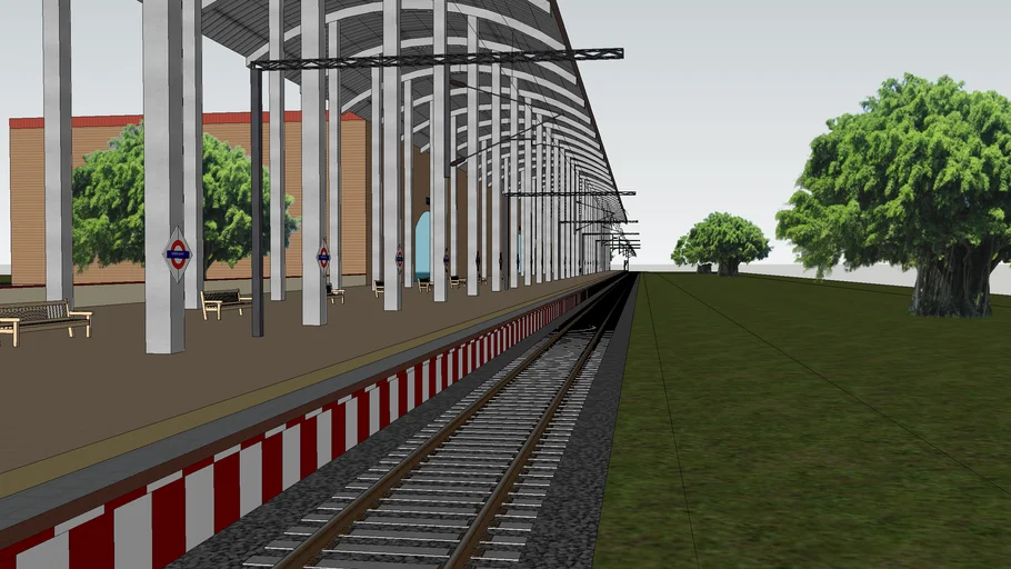 Poraiyar Railway Station SR | 3D Warehouse