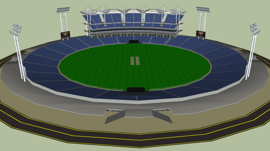 MCA Pune International Cricket Centre | 3D Warehouse