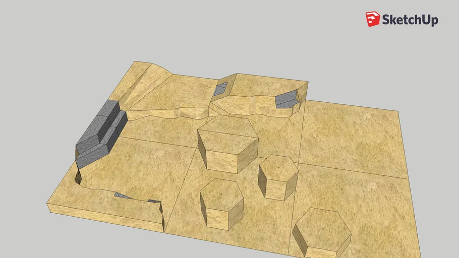 Desert Canyon Map 40K | 3D Warehouse