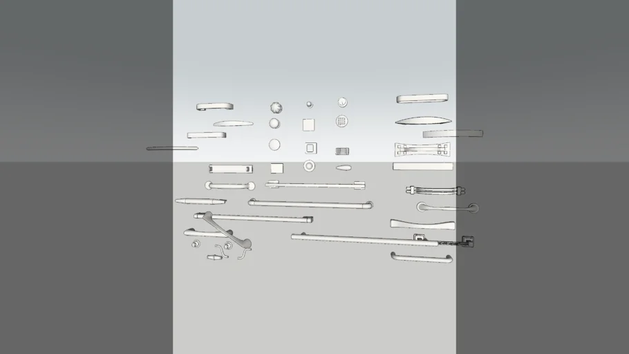 Wardrobe Handle | 3D Warehouse