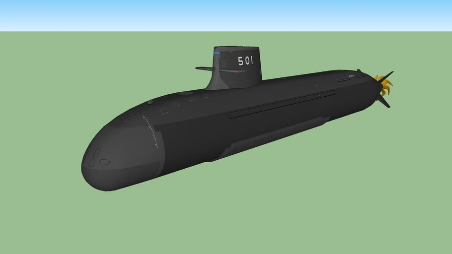 JMSDF JS SOURYU SS-501 | 3D Warehouse