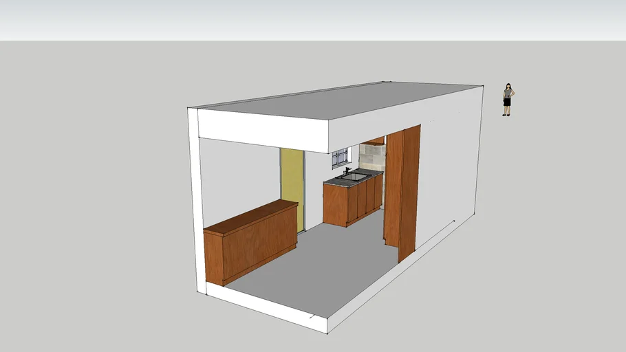 Small Kitchen | 3D Warehouse