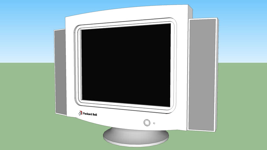 Packard Bell CRT monitor (model 1020) | 3D Warehouse