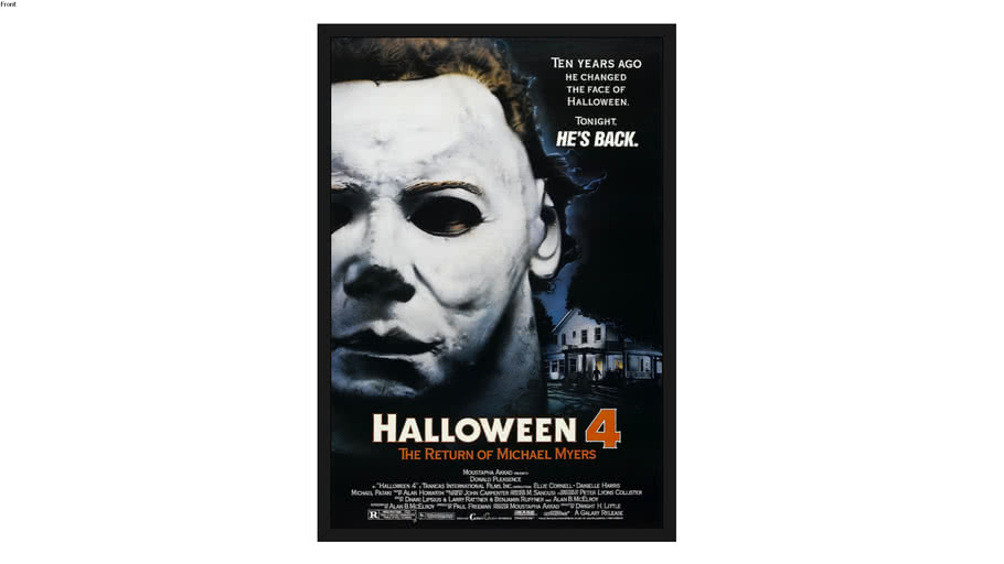 Halloween 4: The Return Of Michael Myers Poster | 3D Warehouse