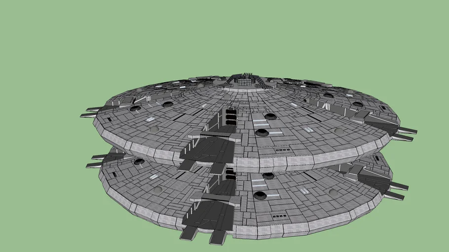 Cylon Basestar, Battlestar Galactica (original series) | 3D Warehouse