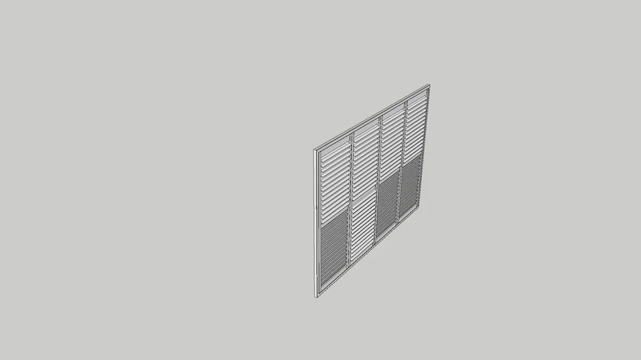 wooden shutters | 3D Warehouse