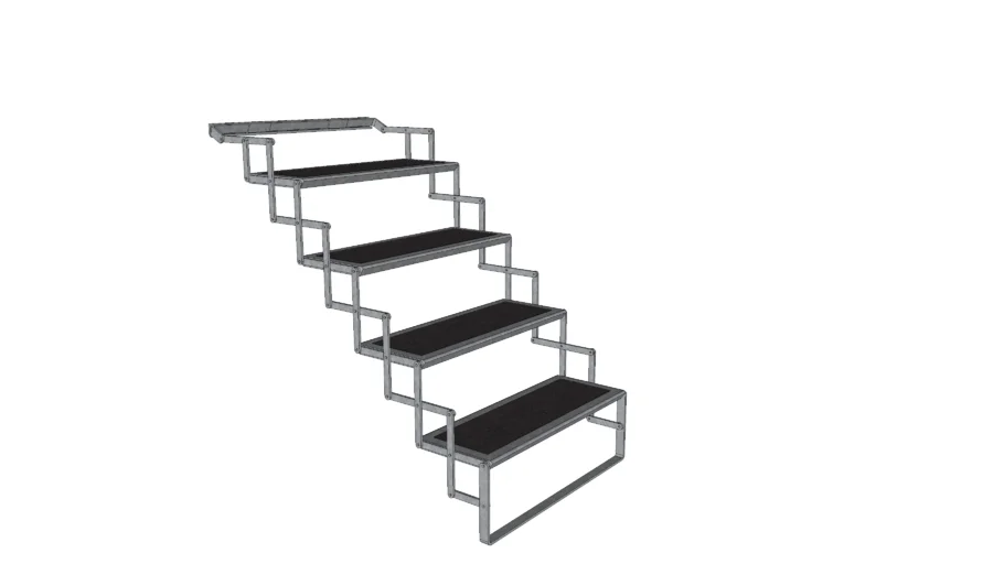 scissor stairs | 3D Warehouse