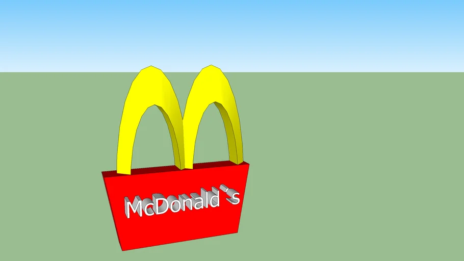 Mcdonald´s logo | 3D Warehouse