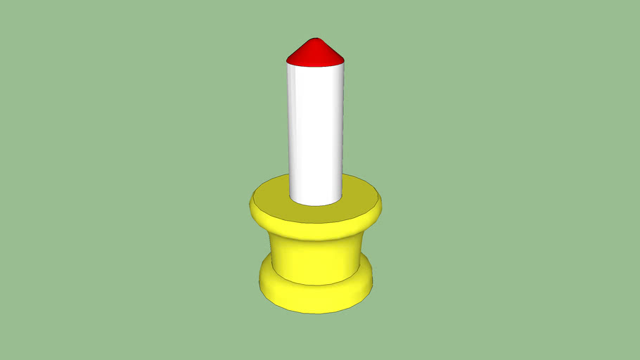 Monopoly Token: Candle | 3D Warehouse